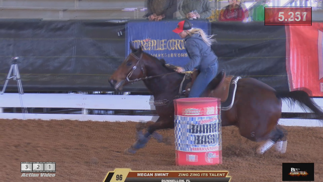 MEGAN SWINT and ZING ZING ITS TALENT win big at Brandons Barrel Bash in ...